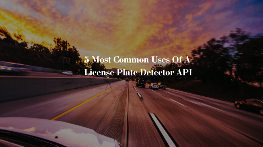5 Most Common Uses Of A License Plate Detector API - REST API Developers