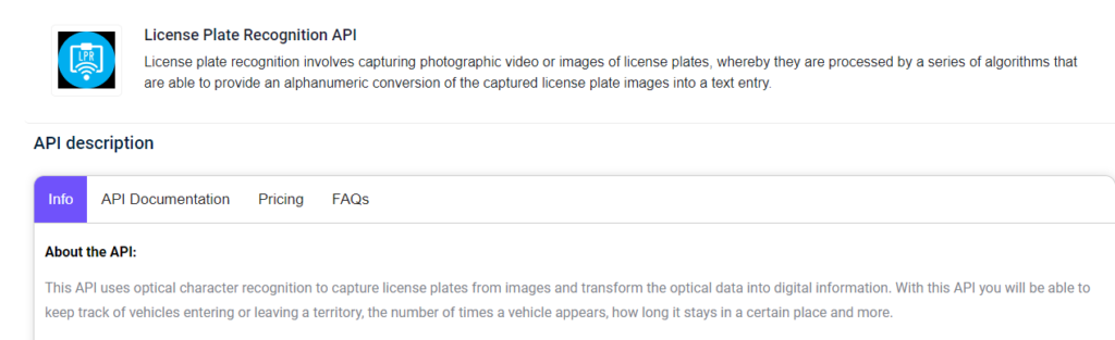 License Plate Recognition API : Pass Images To A Text Entry - REST API ...